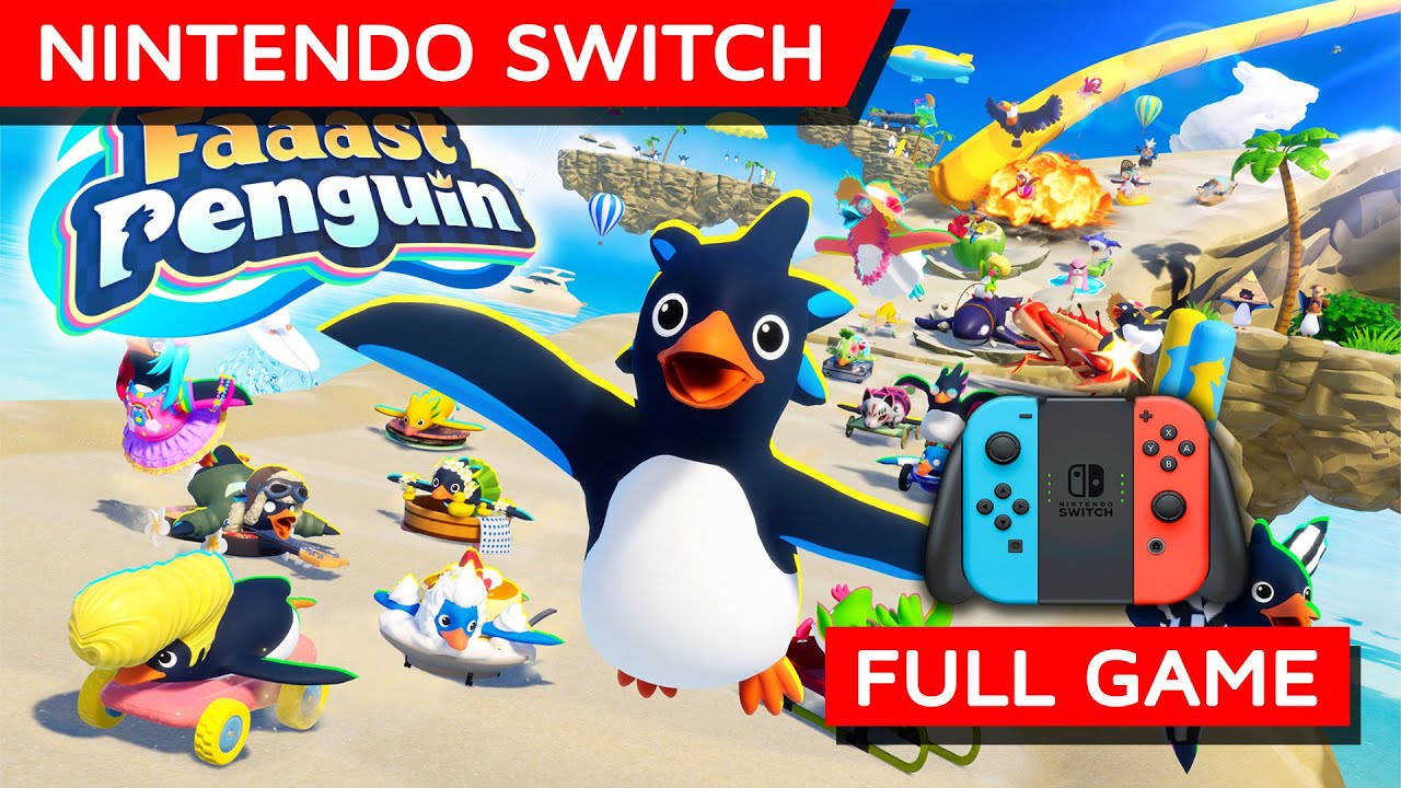 Faaast Penguin Nintendo Switch Gameplay | FULL GAME - YouTube