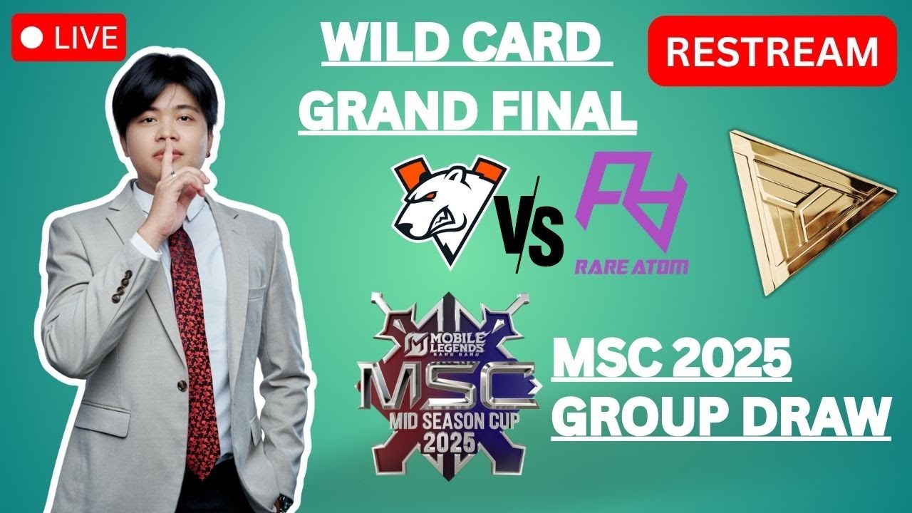 🔴LIVE | Restream WILD CARD ថ្ងៃទី 4 | MLBB MSC នៅឯ EWC ឆ្នាំ 2025 - YouTube