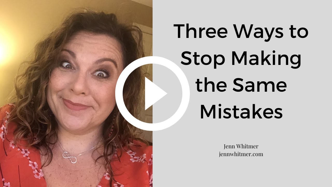 Three Ways To Stop Making the Same Mistakes - YouTube