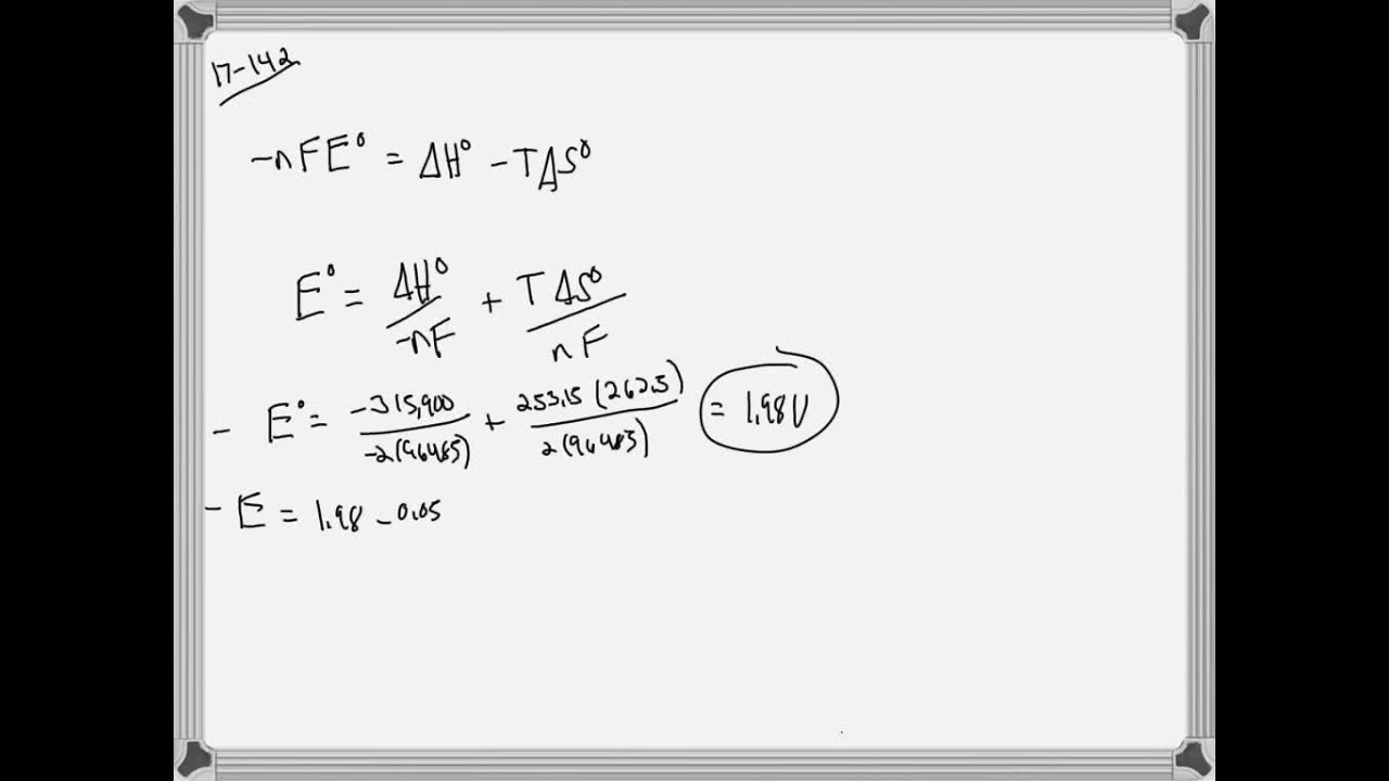 The overall reaction in the lead storage battery is Pb(s)+PbO_2(s)+2 H ...