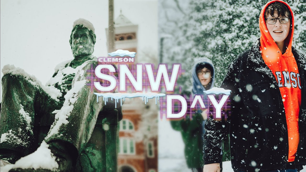 "SNW D^Y" // Clemson Snow Day // Feb 8 2020 // @clemsonuniversity - YouTube