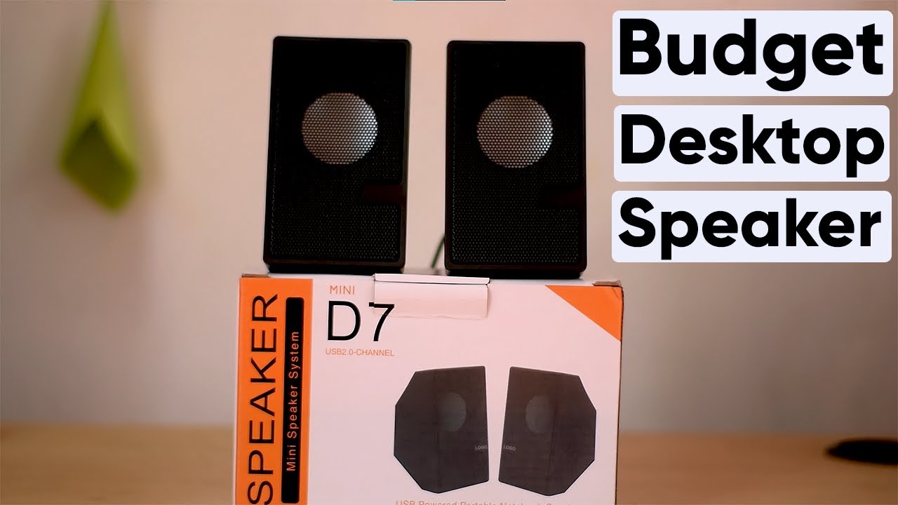 Best Budget Mini Desktop Speaker? Mini D7 Full Review - YouTube