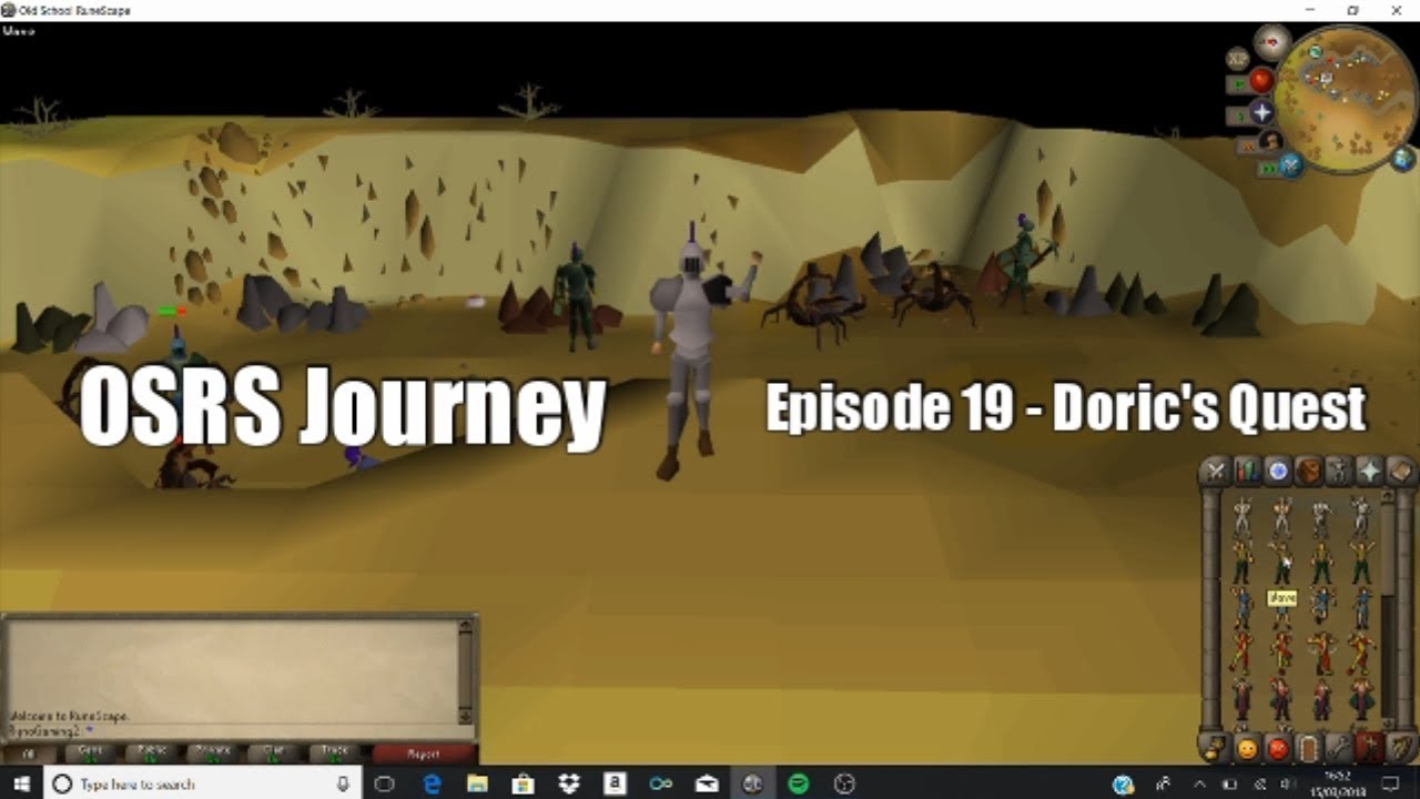 OSRS Journey (Episode 19) - Doric's Quest - YouTube