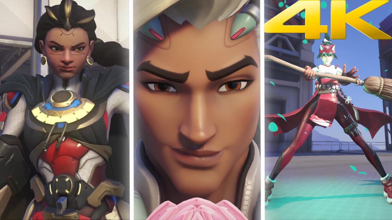 Overwatch 2 - All Support Highlight Intros (4K) - YouTube