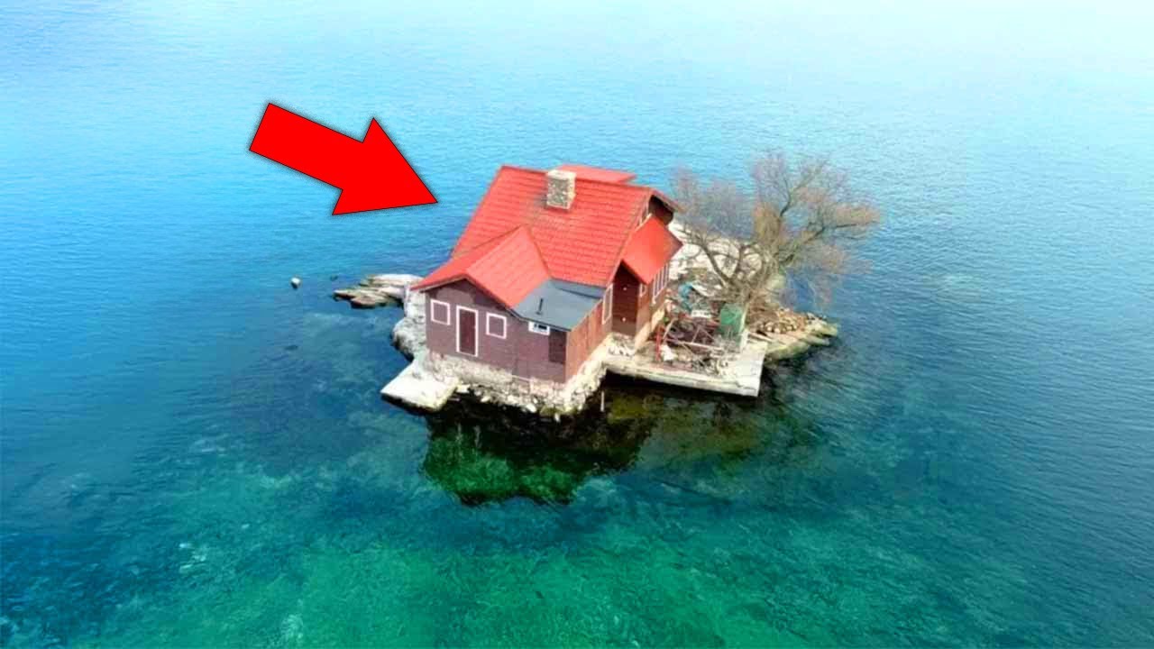 Man Inherits House in The Middle of a Lake He Is Stunned When Realizing ...