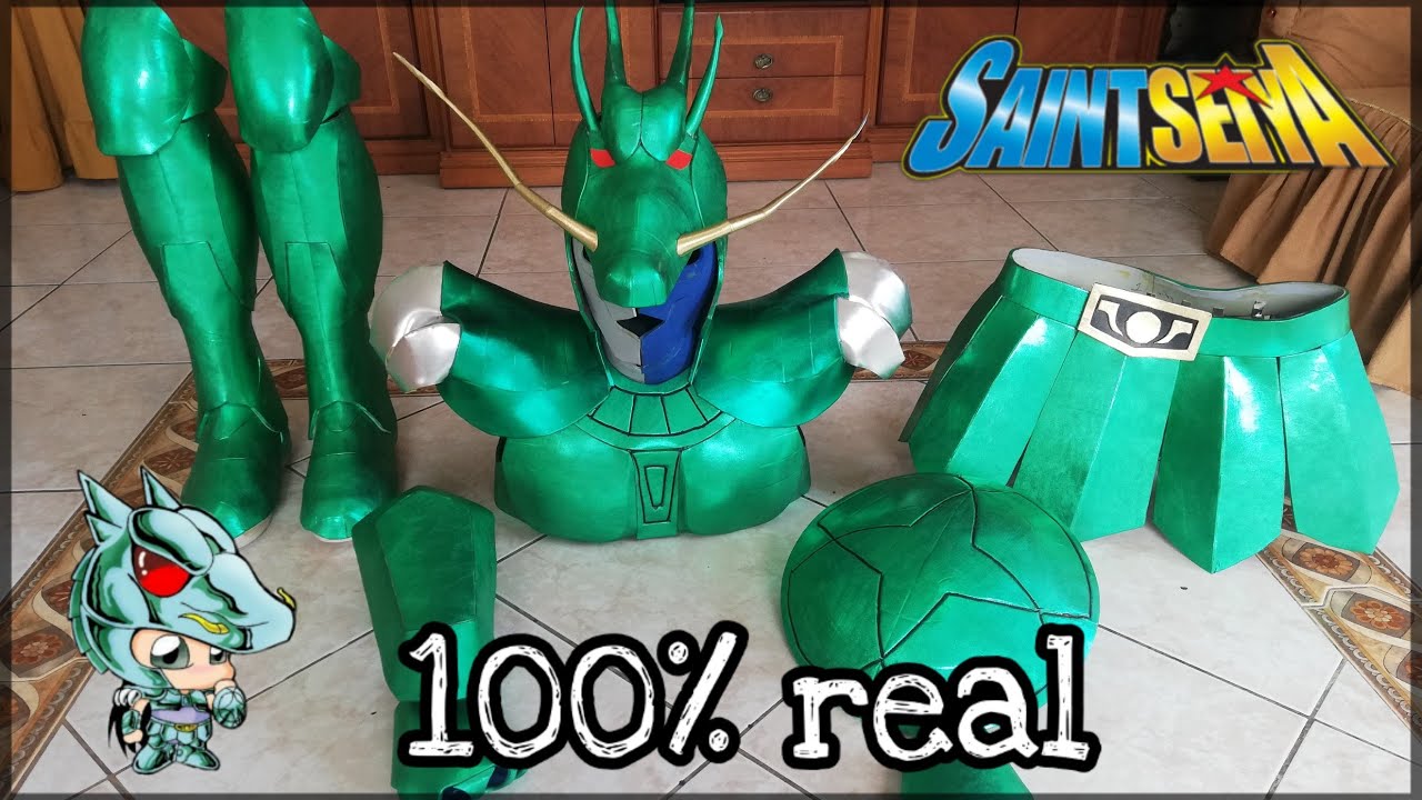 Armadura del dragon shiryu v1 - Tutorial - YouTube
