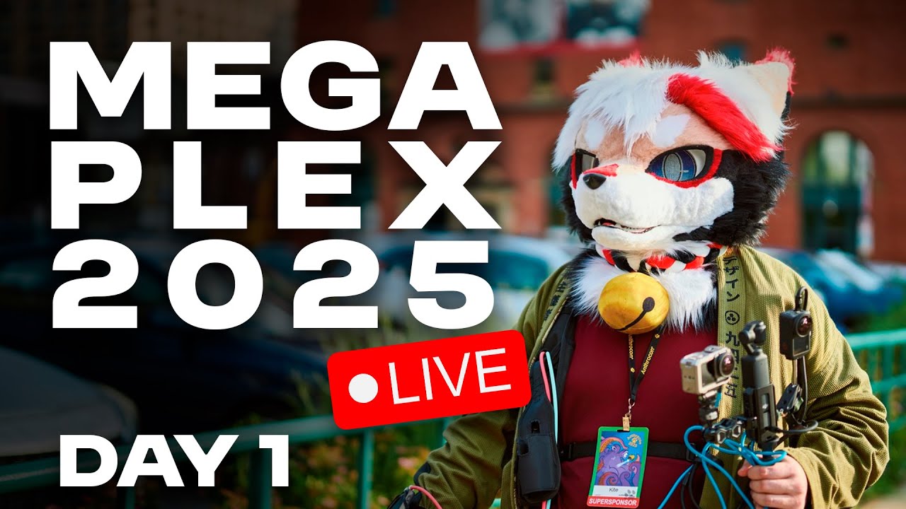 MEGAPLEX Furry Con POV Fursuiting | DAY 1 IRL - YouTube