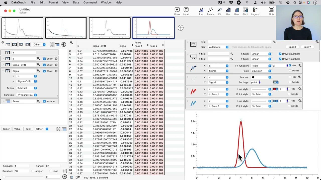 DataGraph 5 Q&A: How to fit a baseline? - YouTube