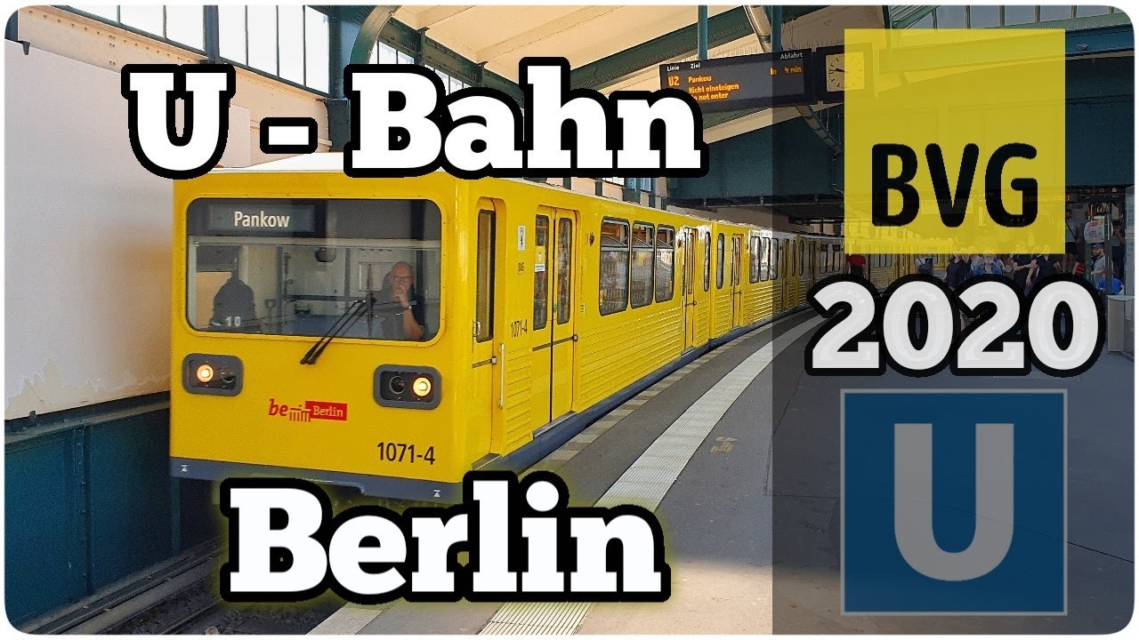 U-Bahn Berlin - unterwegs auf der U12 / U2 und U6 / U9 | BVG 2020 - YouTube