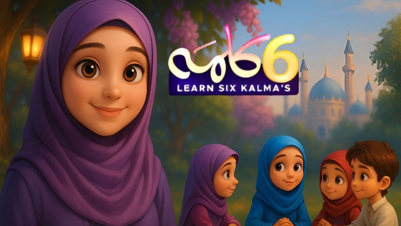 Islamic 6 Kalimas | Learn Six Kalimas for kids | 6 Kalimas of Islam ...
