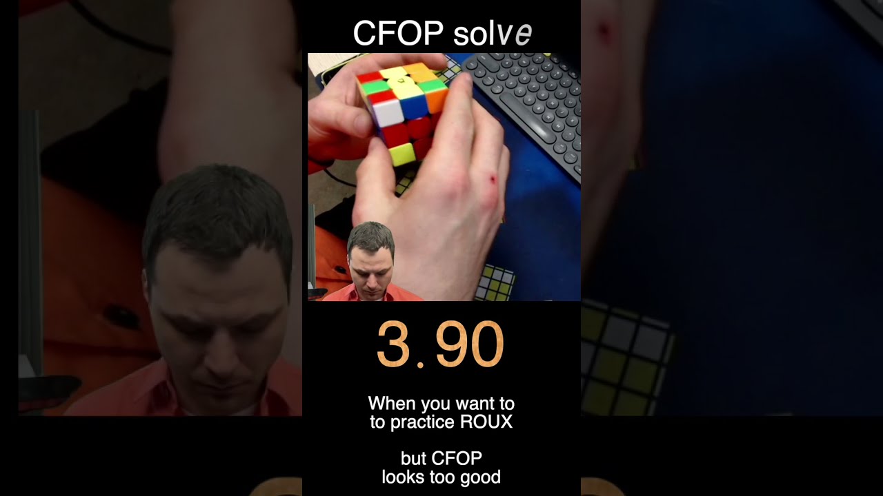 When You Want to Practice Roux, but CFOP Looks Too Good - YouTube