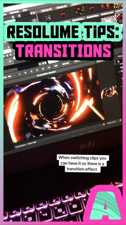 Transitions in Resolume #resolume #tutorial #vj - YouTube