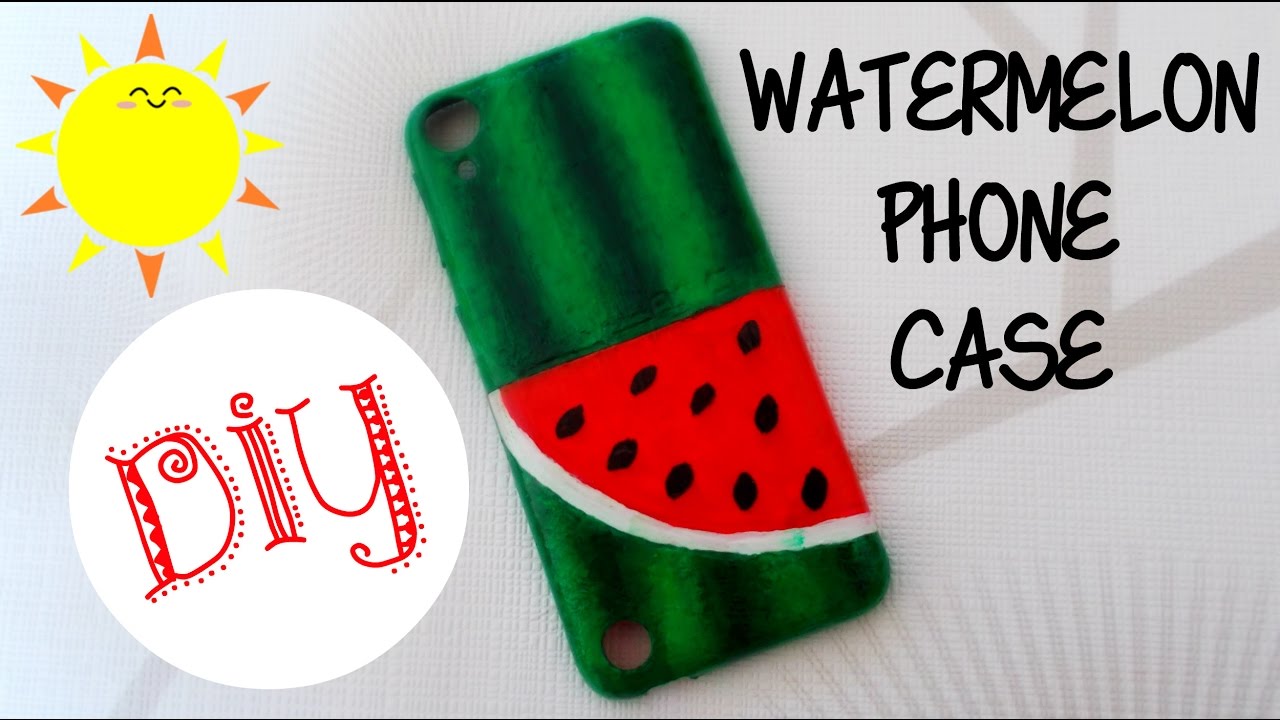 Watermelon phone case | Summer craft | Easy DIY Project For Summer ...