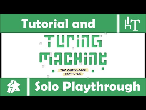 Turing Machine Board Game - Tutorial and Solo Playthrough - Can you ...