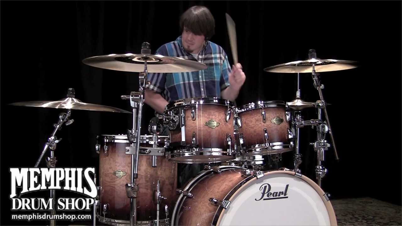 Pearl Masters MCX Drum Set - Mocha Tamo - YouTube