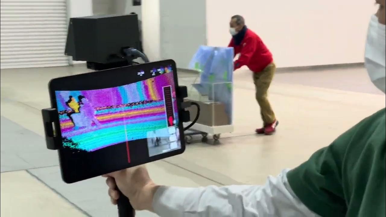 A handheld 3D-LiDAR can scan big space in real-time. - YouTube