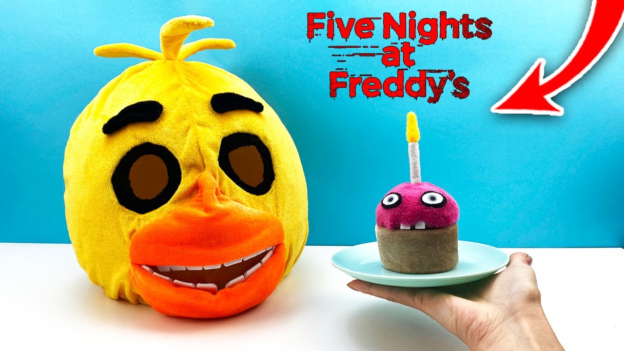 How to Make a Chica Mask (I Made FNAF) using paper and fabric - DIY ...