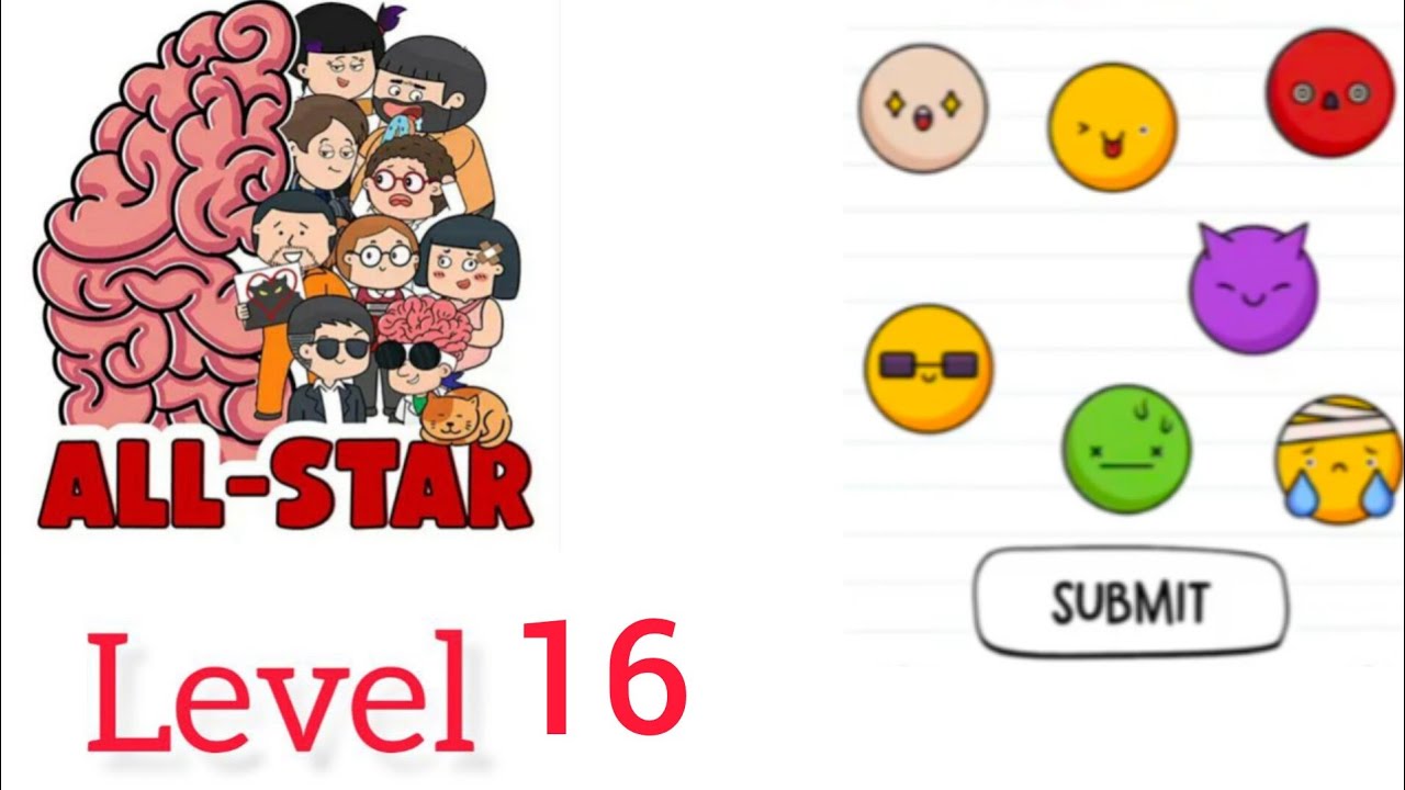 Brain Test All Star Level 16 - YouTube