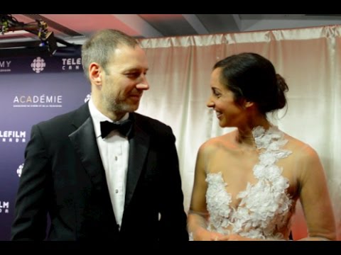 Catherine Reitman & Philip Sternberg at the 2017 Canadian Screen Awards ...