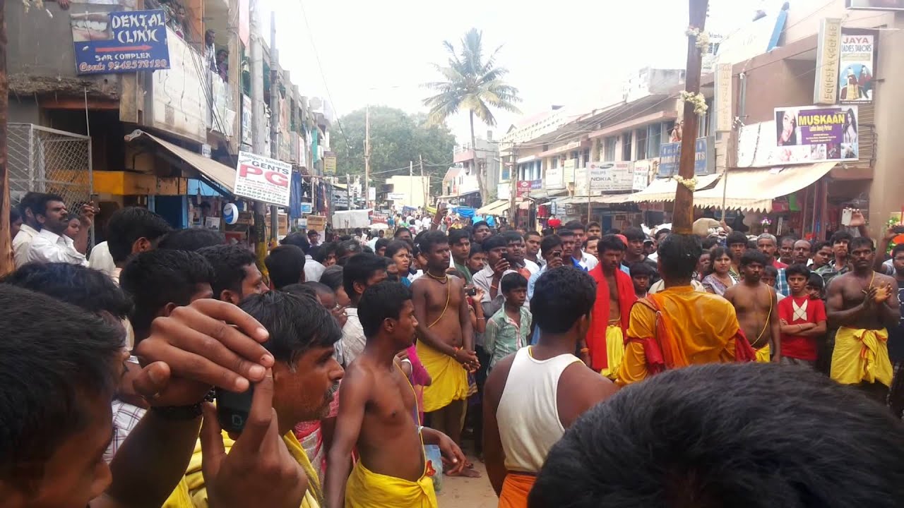 Marathalli village festival karaga - YouTube