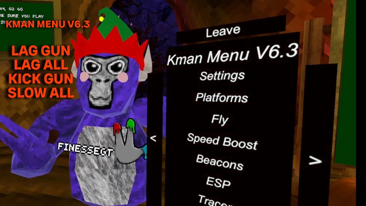 KMAN MENU V6.3 l Lag All l Lag Gun l Kick Gun l - YouTube