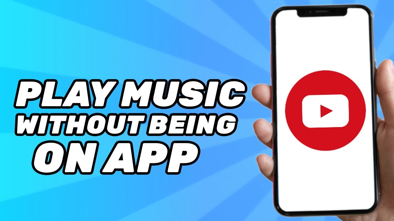 How to Play Music on YouTube Without Being on the App (Simple) - YouTube