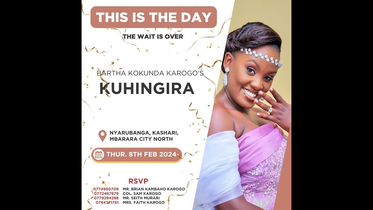 BARTHA KOKUNDA KAROGO'S KUHINGIRA - YouTube