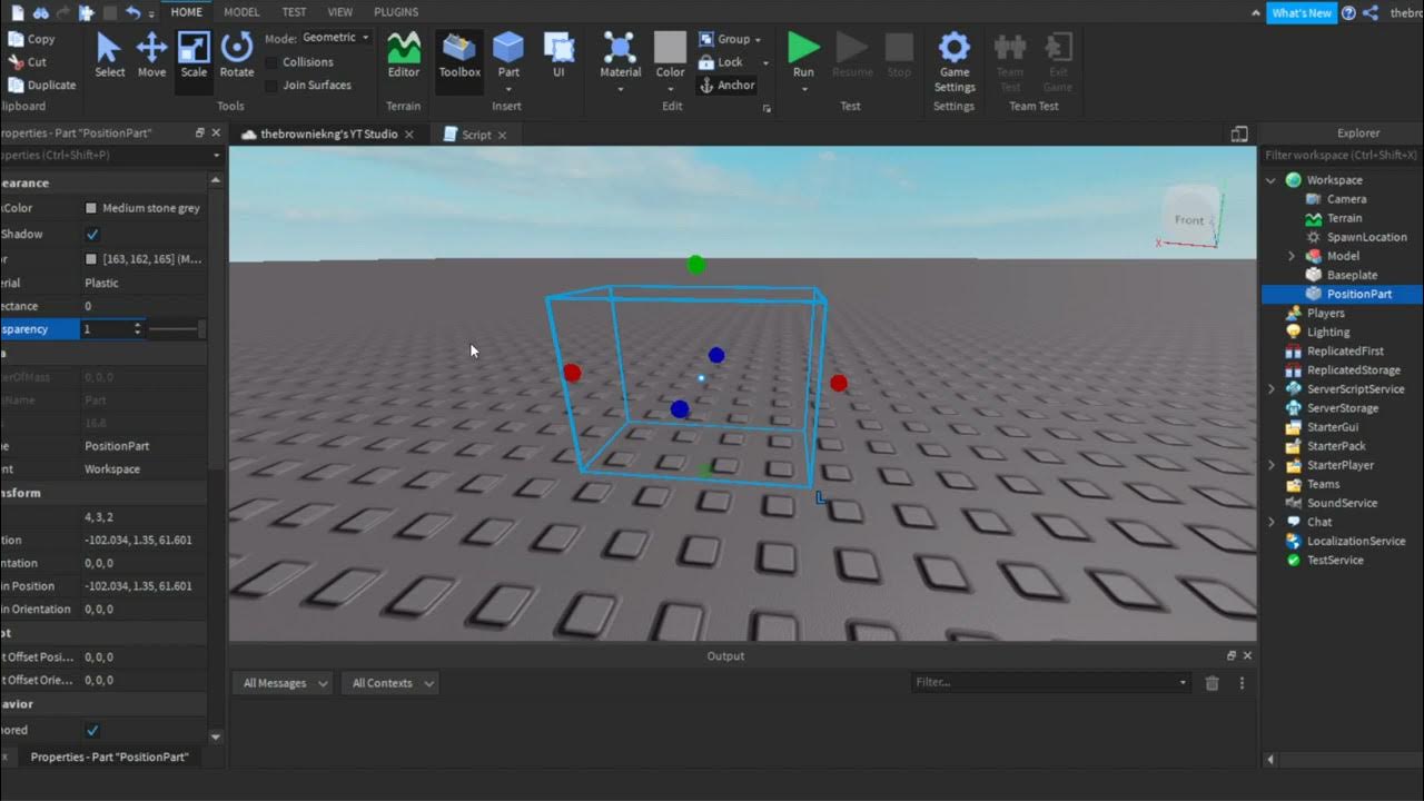 How to move a model [ROBLOX] - Episode 23 - YouTube