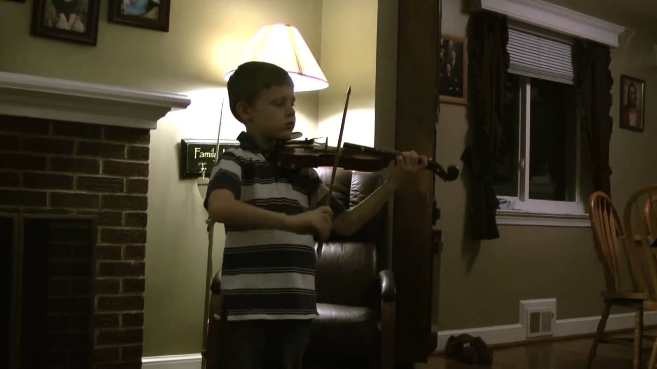 Isaac Tate, violin - Theme from Witches' Dance (N. Paganini) - YouTube