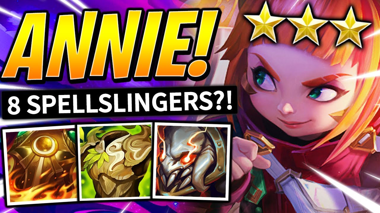 8 SPELLSLINGER ANNIE 3 STAR?! | Teamfight Tactics Guide | TFT Set 8.5 ...
