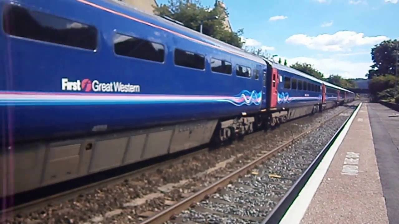 GWR HST no's: 43042-43175 @ Oldfield Park {1A14} 29/08/2016. - YouTube