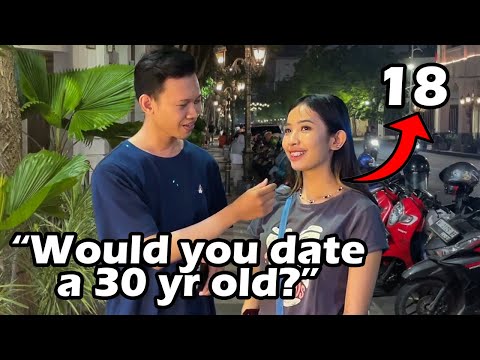 Do Indonesian Girls Prefer Dating Older Men? | Street Interview