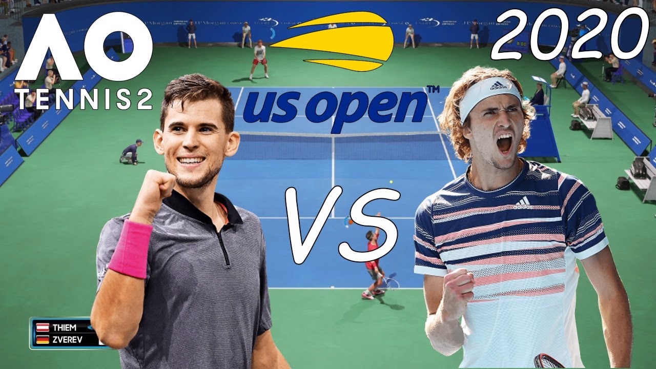 AO Tennis 2 | Alexander Zverev VS Dominic Thiem Final US Open 2020 ...