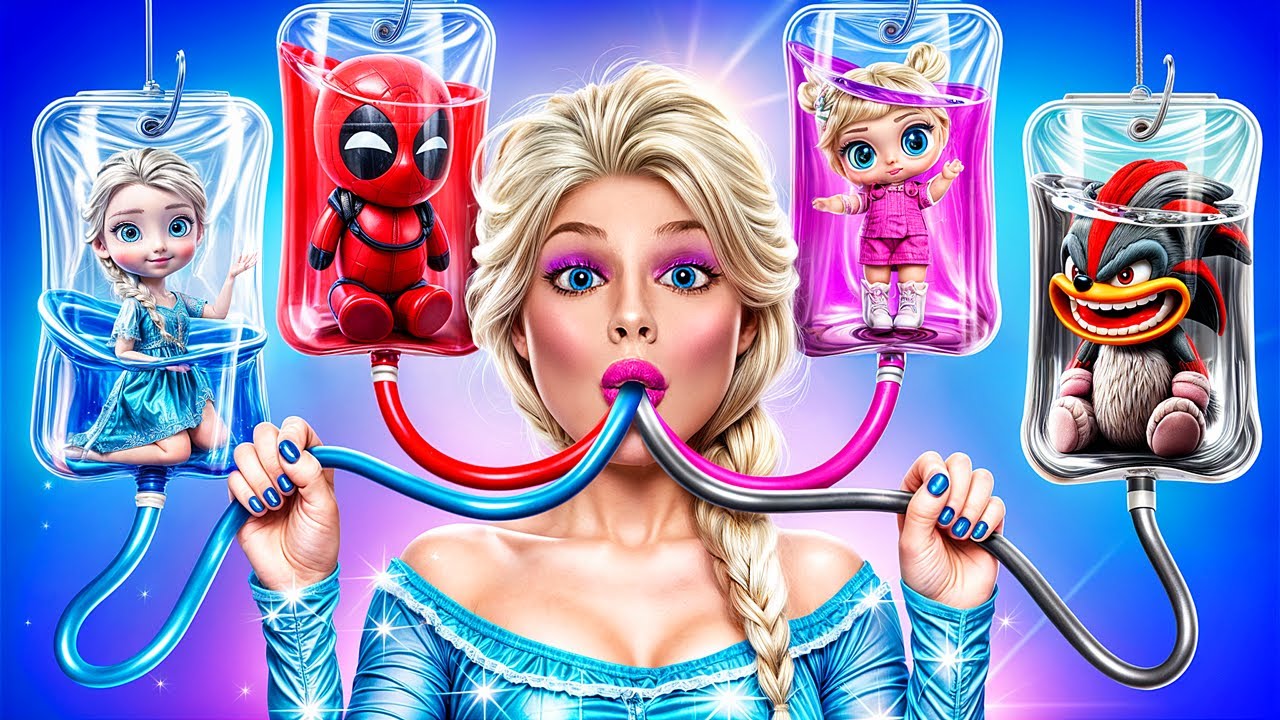 Cambio de Imagen Mágico de Elsa: ¡Una Historia de una Casa de Muñecas de Frozen! - YouTube