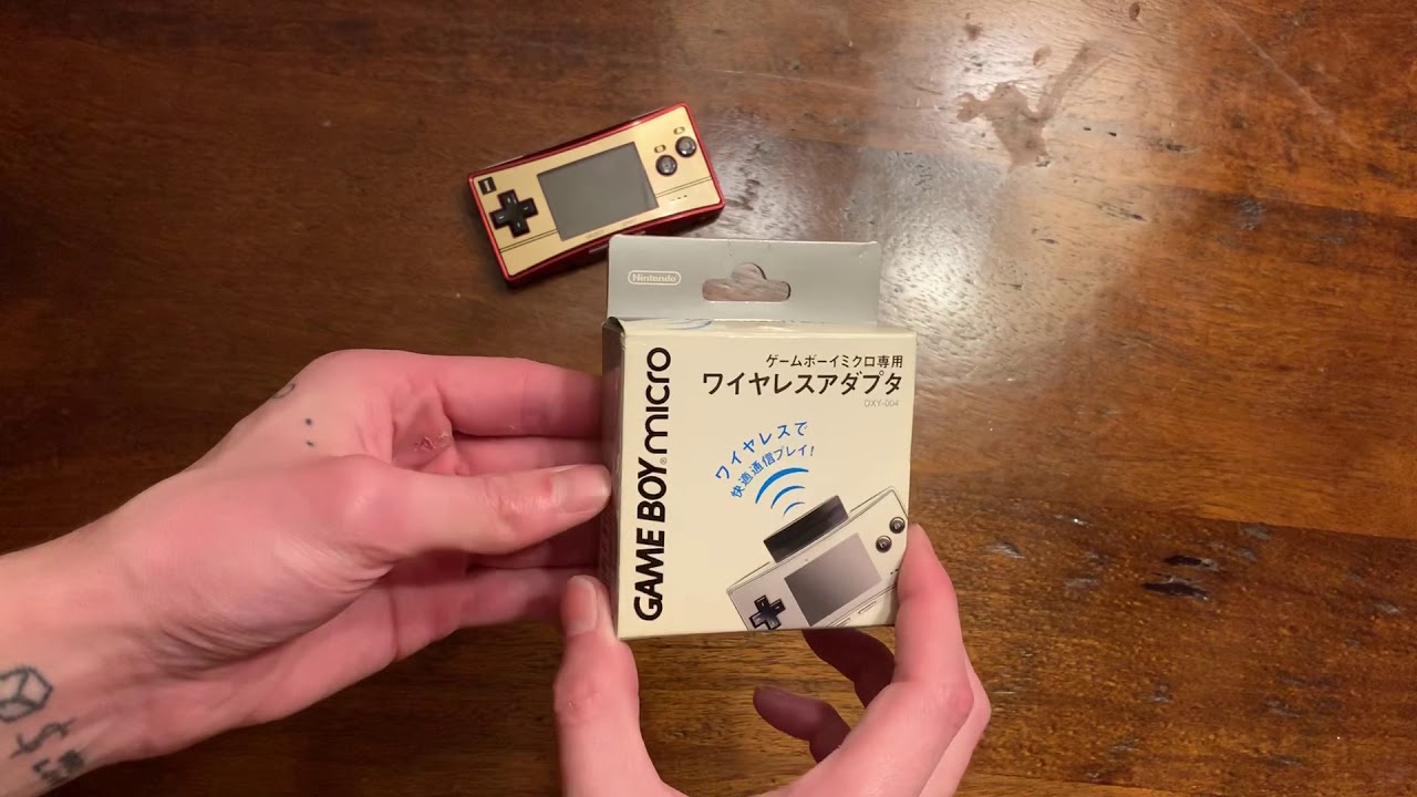 Nintendo Gameboy Micro Wireless Adapter Unboxing and Review - YouTube