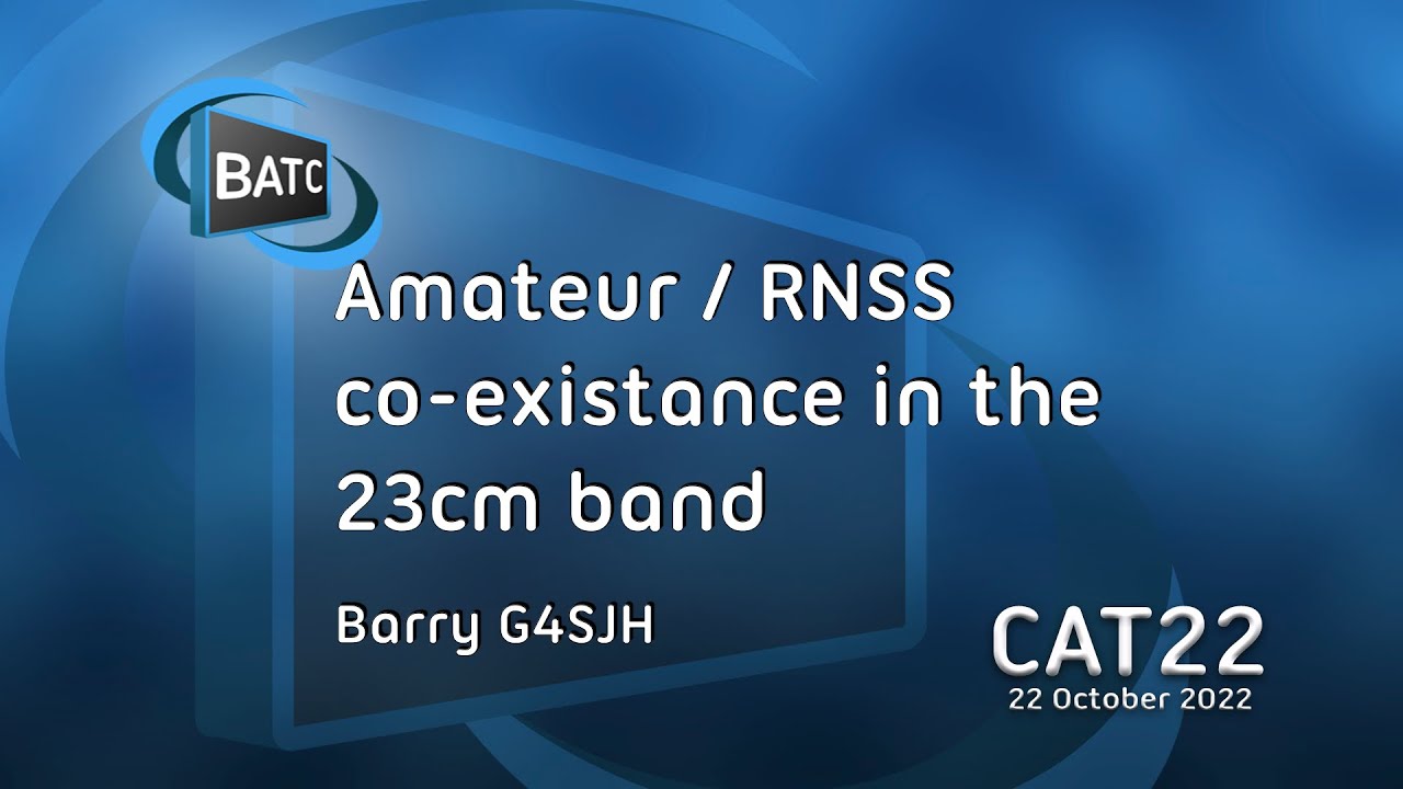 BATC CAT22 1pm Barry - YouTube