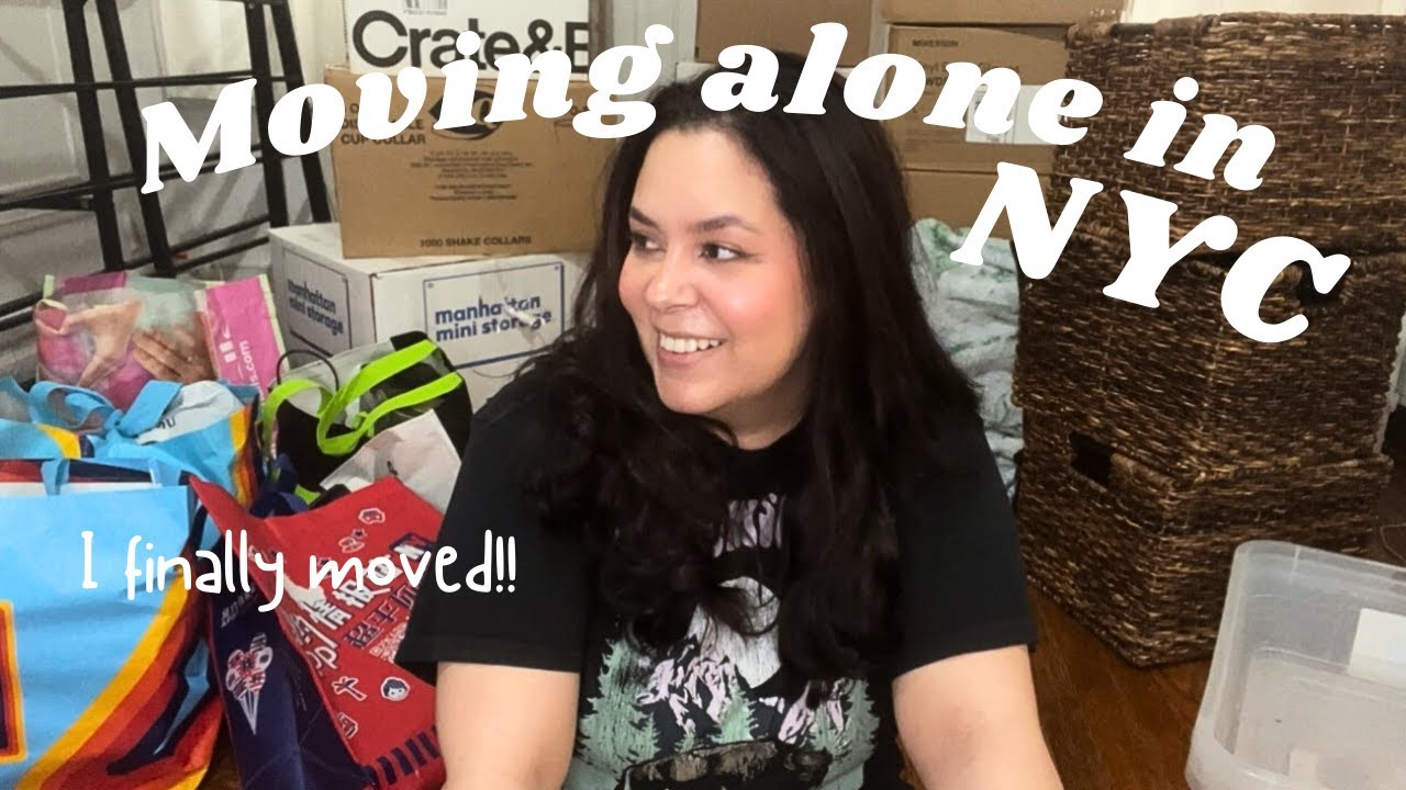 MOVING IN NYC 03 | packing my studio apartment, moving day, renting U ...
