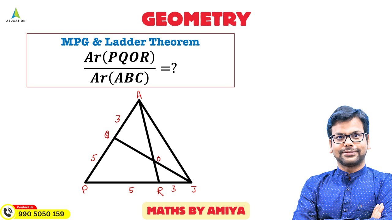 Geometry for CAT Exam : MPG Mass Point Geometry & Ladder Theorem - APJ ...