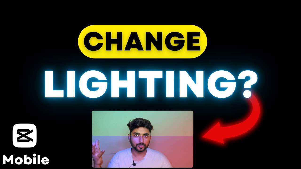 how to add lighting effects in video | fake studio background - YouTube