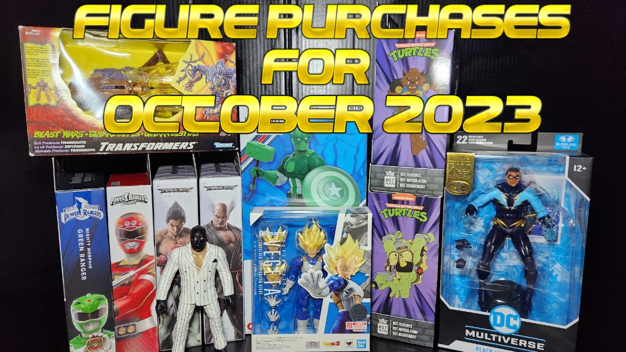 Figure Purchases for October 2023 (WINNER OF THE 1 YEAR GIVEAWAY, TMNT ...
