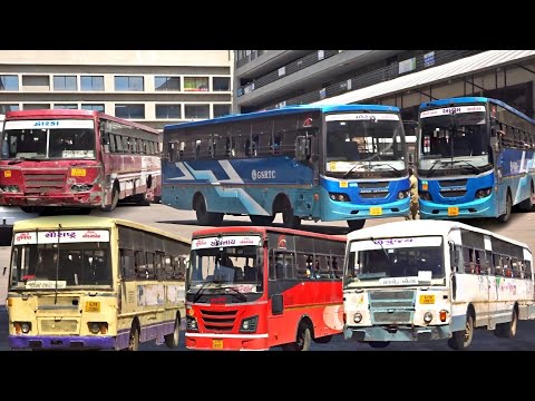 Holi special day : All type of GSRTC buses departure from Rajkot ...