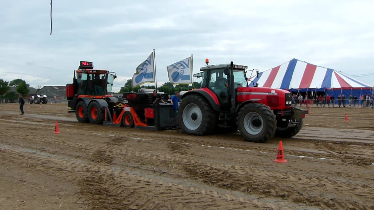 MF 8240 (TT dentergem) 8,5ton (2) - YouTube