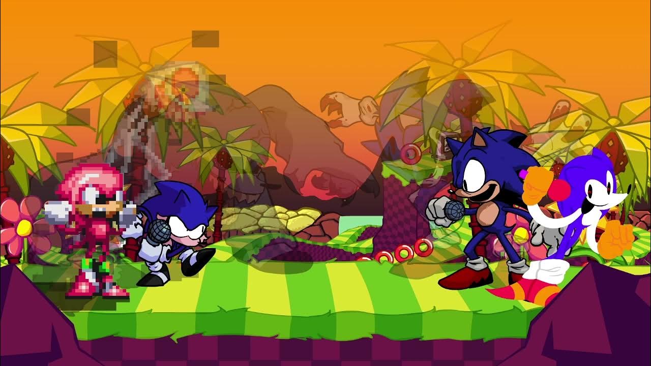 FNF vs Sonic.exe Manual blast but is Needlemouse and Exe(Faker) vs Hog ...