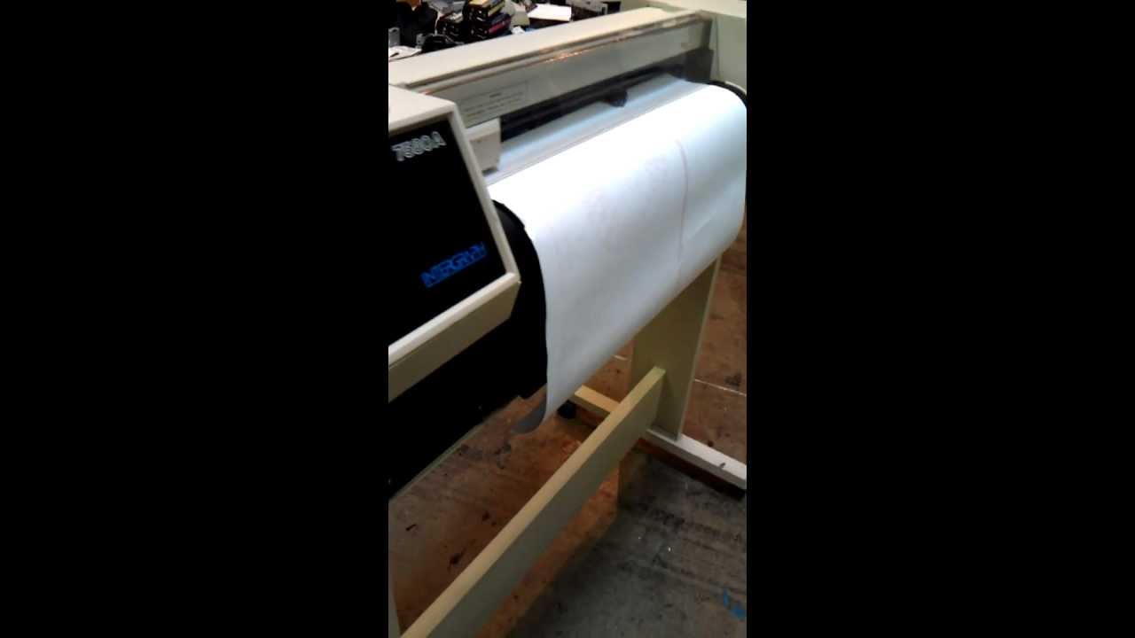 HP 7580A Pen Drafting Plotter - YouTube