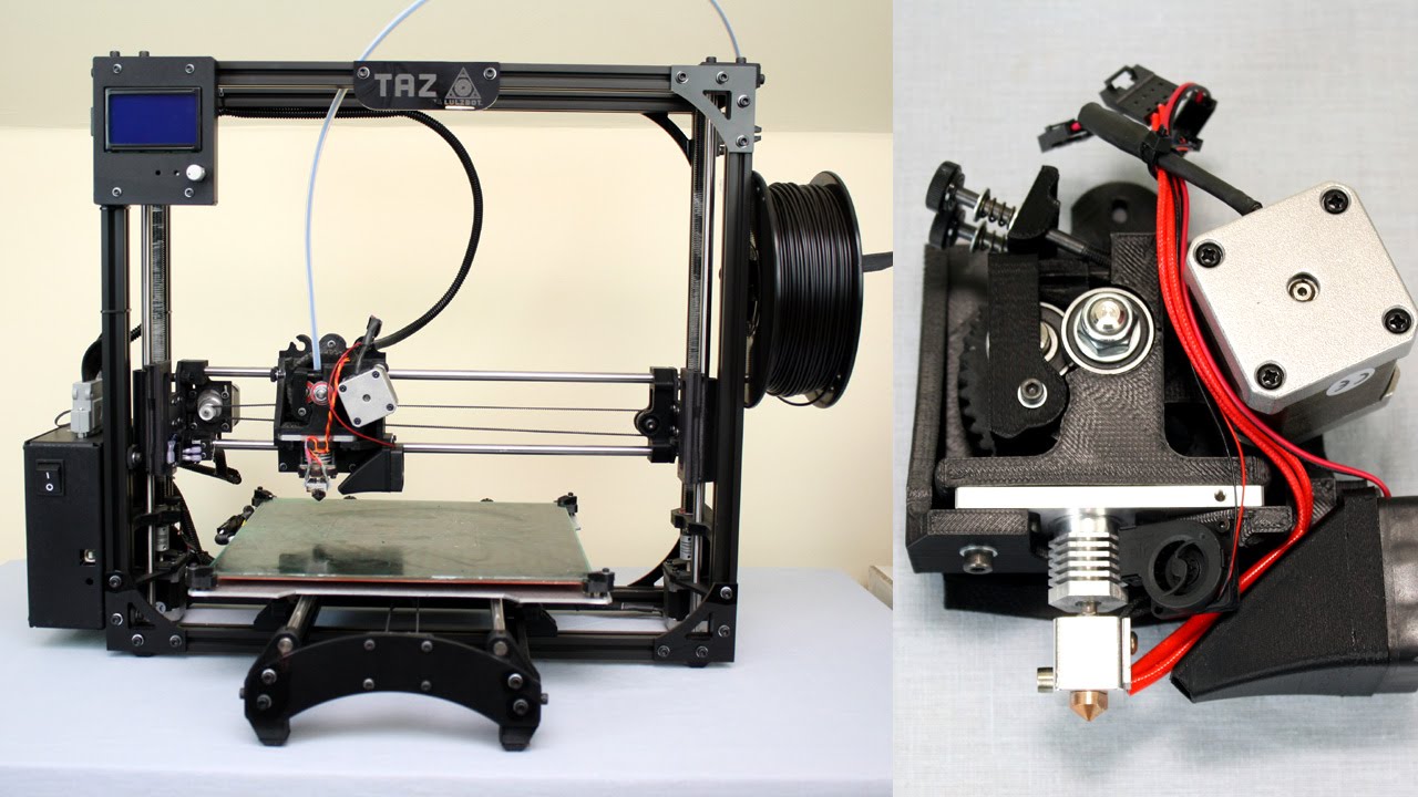 Upgrading The Lulzbot TAZ4 with the All Metal Hexagon Hot End | James ...
