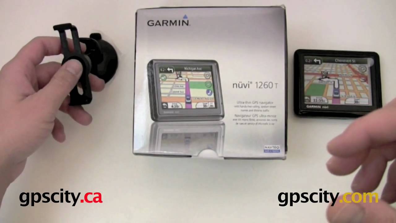 Garmin nuvi 1260T : In the Box @ gpscity.com - YouTube