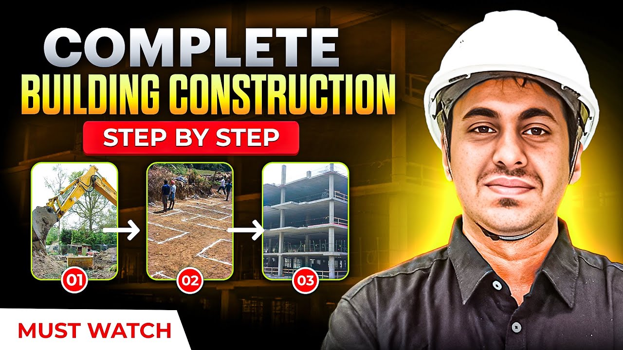 The Complete Sequence of construction Phases || Step by step Building ...