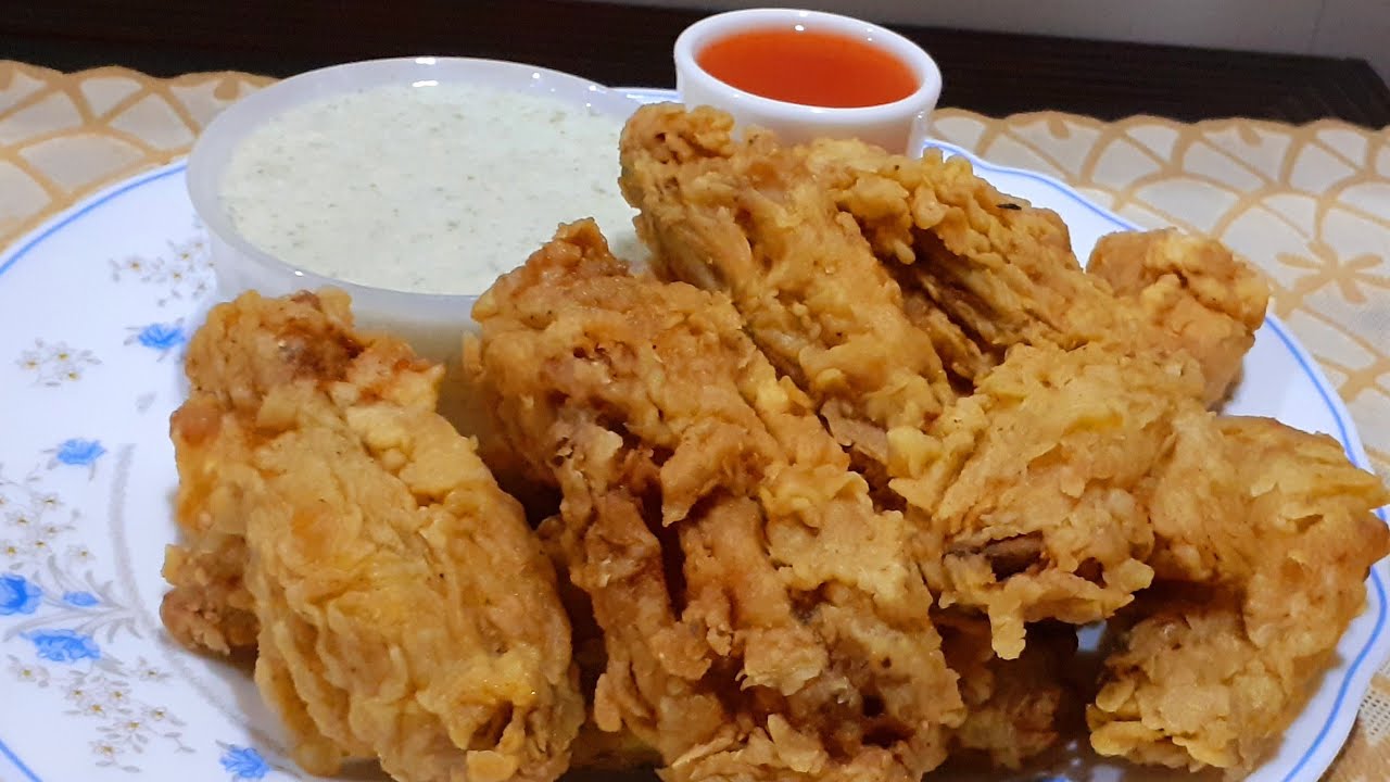 Hot Chicken Wings / Snack Recipe / Crispy chicken wings / crispy fried ...