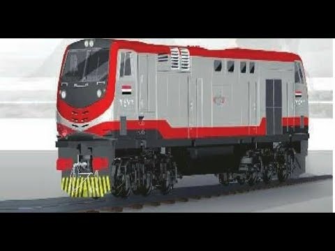 قطارات مصرية-جرار الجنرال الجديدGE ES30ACI .trainz egypt - YouTube