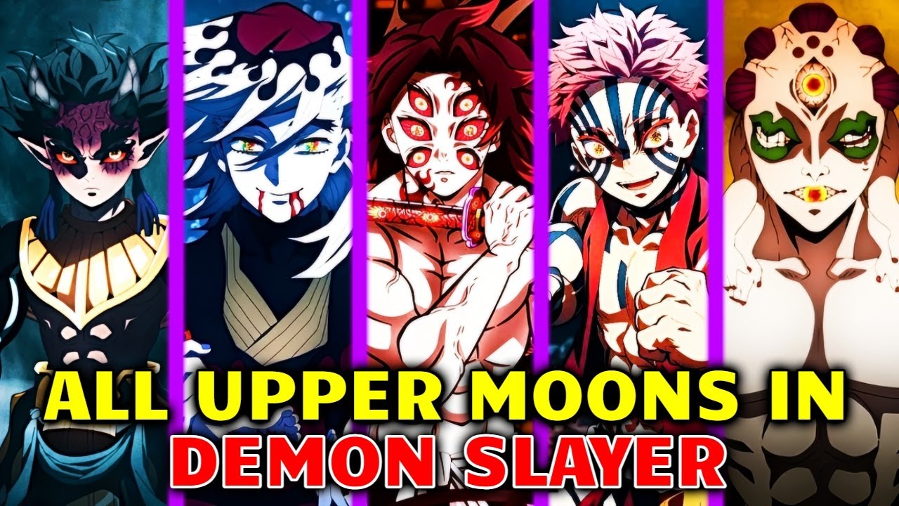 All Upper Moons In Demon Slayer - Origins And Abilities Explored - YouTube
